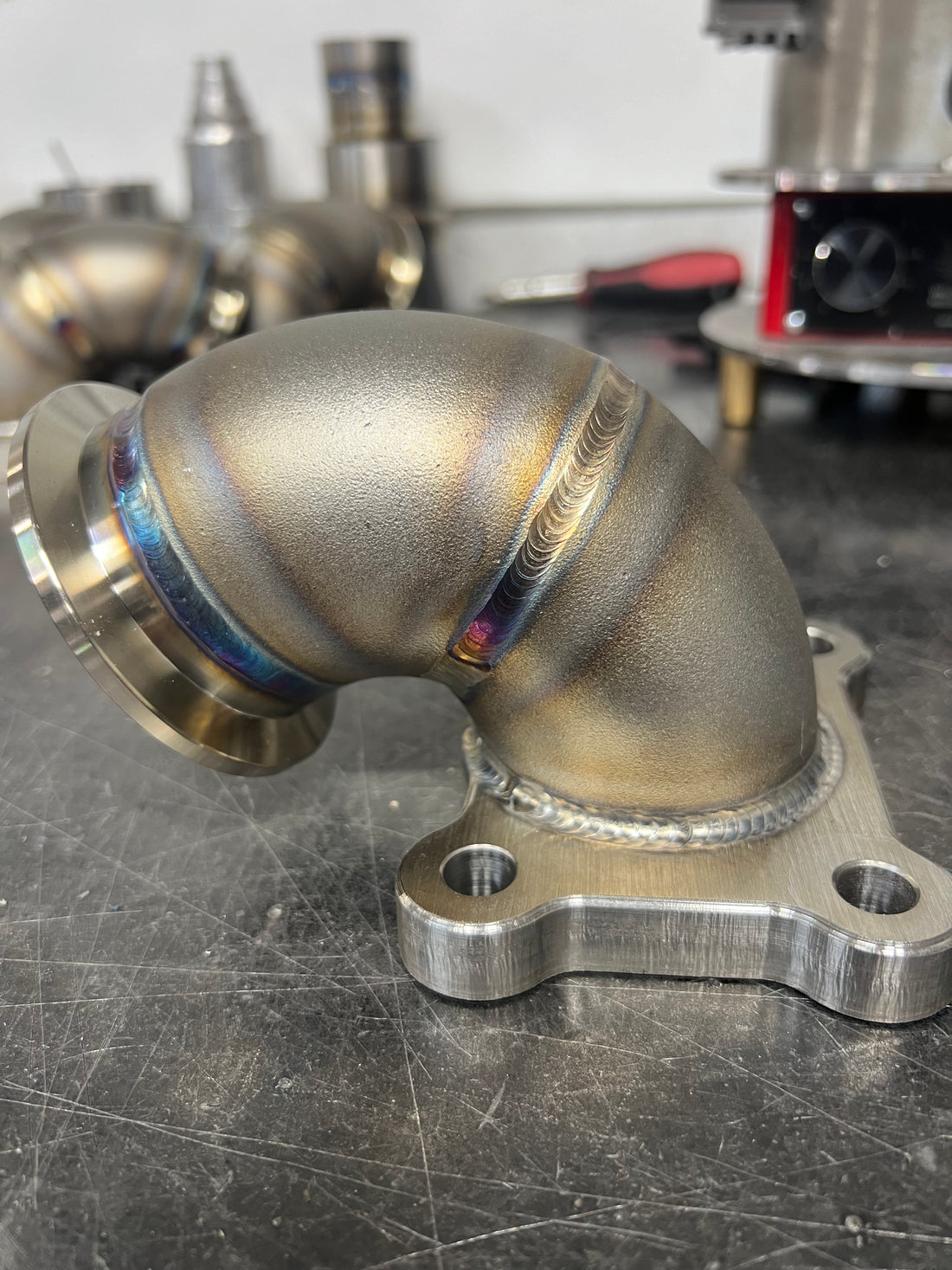 Ford focus ST turbo headifold IWG (junits elbow) – Arc Enemy Fab